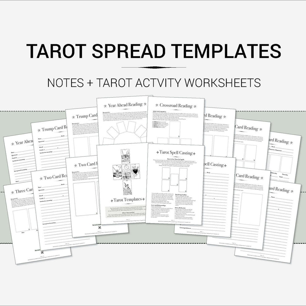 Download Bundle - Learn Tarot - Quick Start Tarot Spreads - Tarot Card – witchcraftspellsmagick