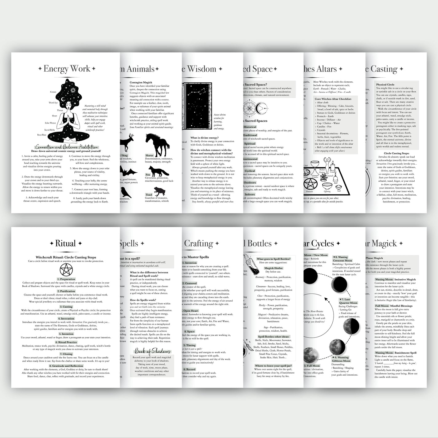 Create Your Own Magickal Grimoire with Book of Shadows Creator Digital ...