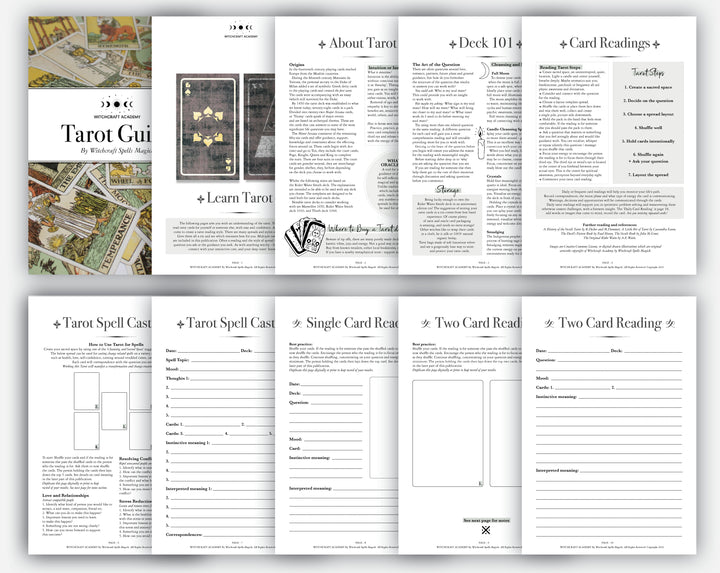 The Ultimate Guide to Tarot: Tips, Tricks, and Worksheets ...